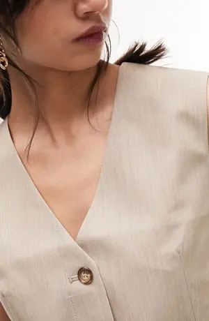 Topshop V-neck Waistcoat