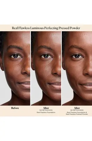 Laura Mercier Real Flawless Luminous Perfecting Talc-free Pressed Powder - Translucent Deep