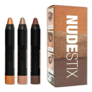 NUDESTIX Smokey Gold Eyes 3 Piece Mini Eye Kit - One-color