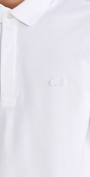 Lacoste Stretch Cotton Paris Polo - White