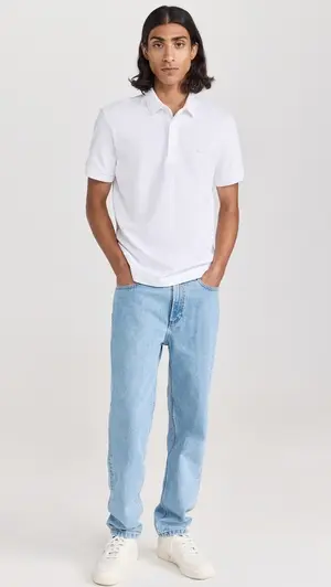 Lacoste Stretch Cotton Paris Polo - White