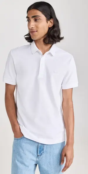 Lacoste Stretch Cotton Paris Polo - White