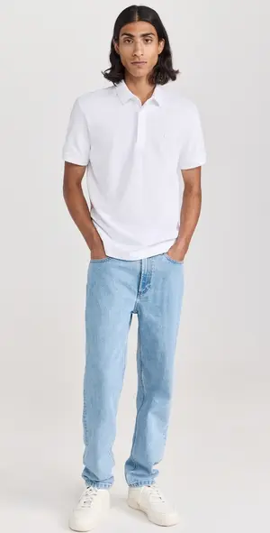 Lacoste Stretch Cotton Paris Polo - White