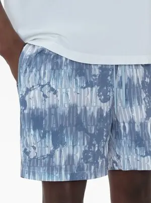 Amiri Tie-dye Pattern Swim Shorts