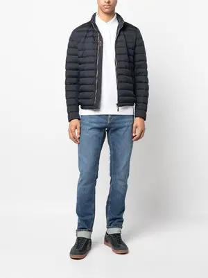 MOORER Zip-up Padded Jacket
