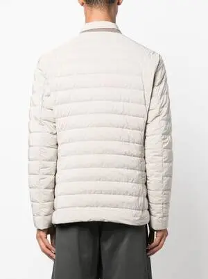 MOORER Calf Leather Button-up Coat - Neutrals