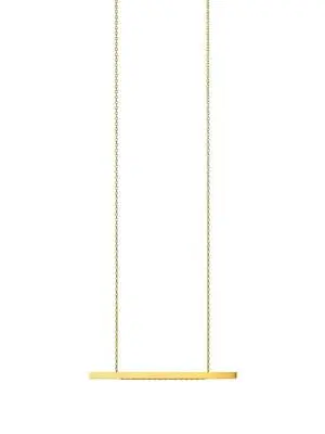 Shihara 18kt Yellow Bar Slider Necklace