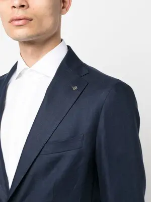 Tagliatore Logo-appliqué Single-breasted Suit
