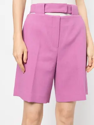SYSTEM Cut-out Tailored Shorts