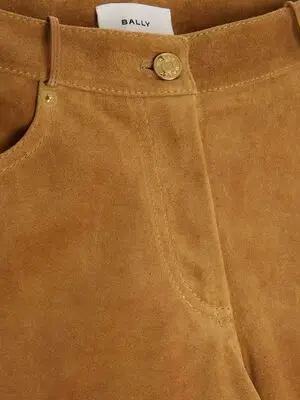 Bally Leather Straight-leg Trousers