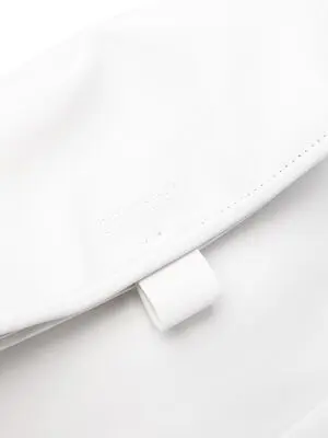 Off-White Booster Leather Shoulder Bag - White