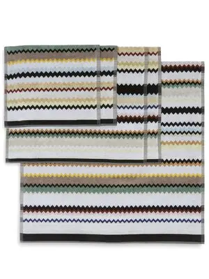 Missoni Zigzag-pattern Bath Towels - Multicolour