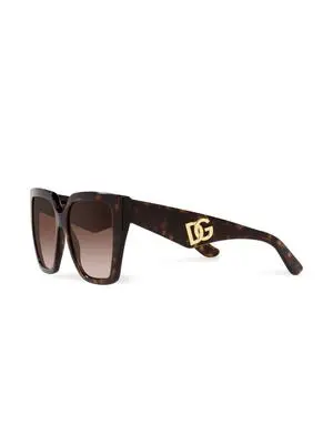 Dolce & Gabbana Tortoiseshell Sunglasses - Brown