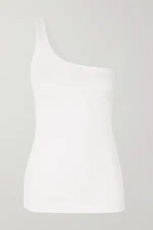Isabel Marant Tresia One-shoulder Ribbed Cotton-jersey Tank