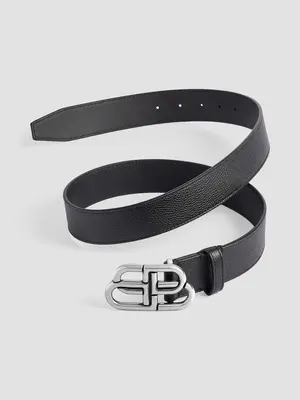 Balenciaga Bb Large Belt - Black