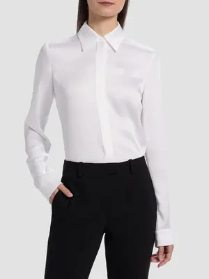 Michael Kors Hansen Charmeuse Shirt