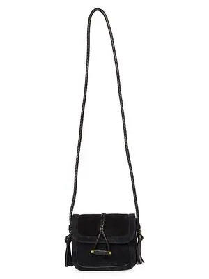 Isabel Marant Étoile Women's Vigo Suede Flap Bag - Black Gold - Black Gold