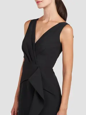 KAY UNGER Brynn Stretch Crepe Sheath Dress