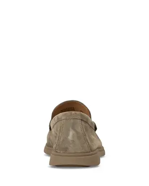 Hugo Boss Sienne Moc Toe Loafers - Olive Tonal