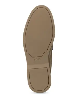 Hugo Boss Sienne Moc Toe Loafers - Olive Tonal