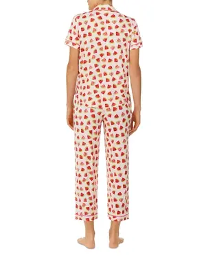 Kate Spade New York Printed Cropped Pajama Set