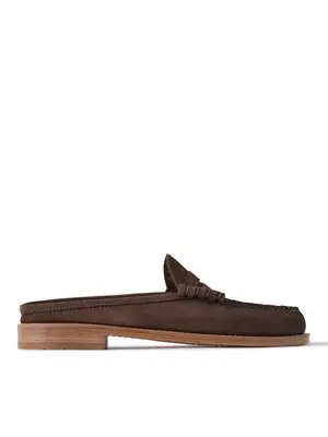 G.H. Bass & Co. Weejuns Heritage Suede Backless Penny  display picture 3