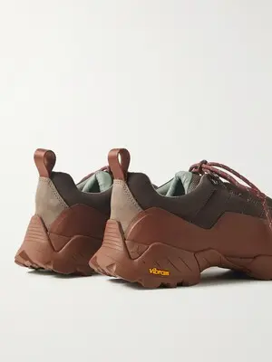 ROA Katharina Rubber And Leather-trimmed Mesh Hiking Sneakers