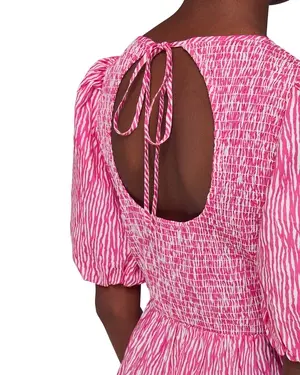 Whistles Uneven Lines Midi Dress