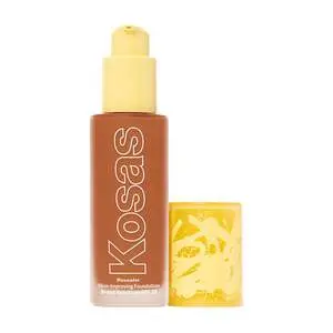 KOSAS Revealer Skin Improving Foundation SPF 25 Medium Deep Neutral Warm 340 Deep Warm 370