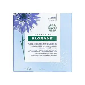 KLORANE Smoothing And Soothing Eye Patches With Cornflower And Hyaluronic Acid - One-color