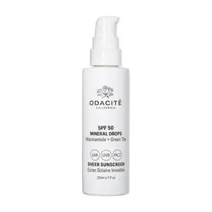 ODACITE Sheer Sunscreen Mineral Drops Spf 50 - One-color