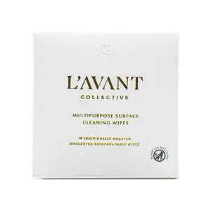 L’AVANT COLLECTIVE Unscented Individually Wrapped Biodegradable Cleaning Wipes