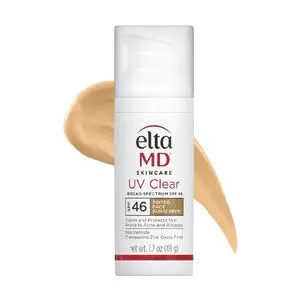 ELTAMD Uv Clear Tinted Broad-spectrum Facial Sunscreen Spf 46 Deep - One-color