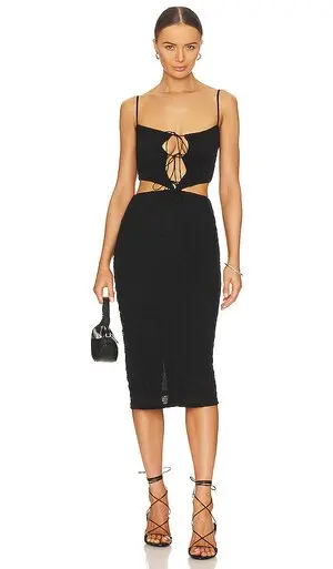 CAMILA COELHO Ebony Midi Dress
