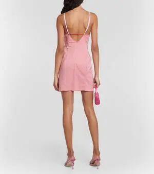 NENSI DOJAKA Silk-blend Minidress