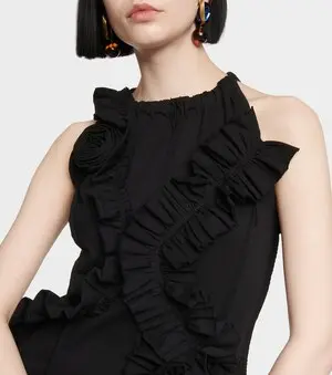 Dries Van Noten Ruffle-trimmed Maxi Dress