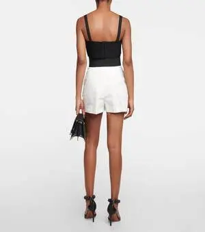Alaïa Belted High-rise Shorts