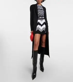 Missoni Zig-zag Knit Miniskirt