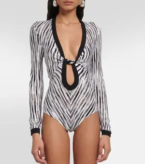 Missoni Space-dyed Cutout Bodysuit