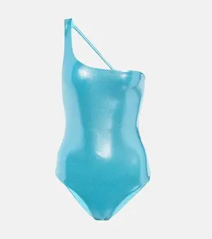 Jade Swim Apex One-shoulder Swimsuit - Blue