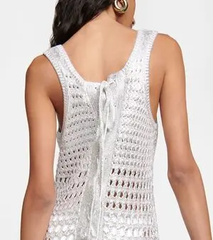Chloé Crochet Silk Maxi Dress