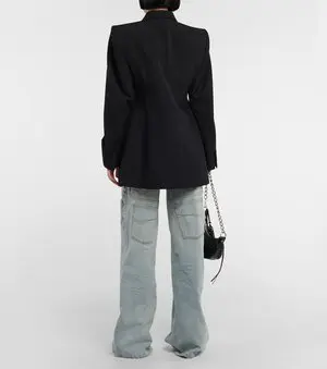 Balenciaga Hourglass Double-breasted Wool Blazer