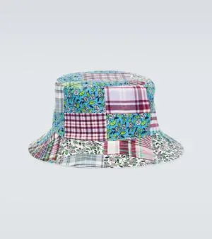 Kenzo Checked Cotton And Silk Bucket Hat