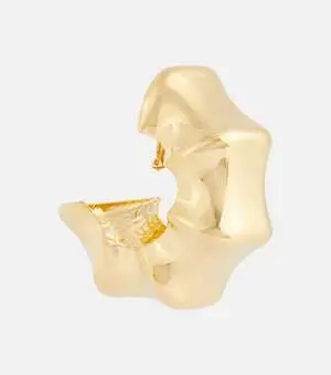 Khaite Julius -plated Hoop Earrings