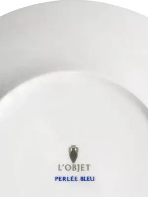 L'Objet Perlée Soup Plate - Blue