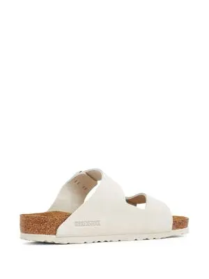 BIRKENSTOCK Arizona Suede Sandals - White