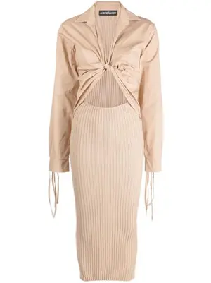Andreadamo Open Back Day Dresses