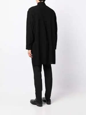Yohji Yamamoto Flower-doodle Long Shirt