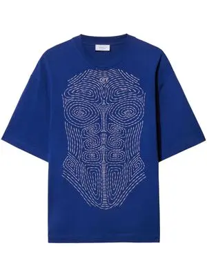 Off-White Body Stitch T-shirt - Blue