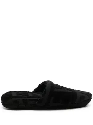 Versace Allover Towelling Finish Slippers
